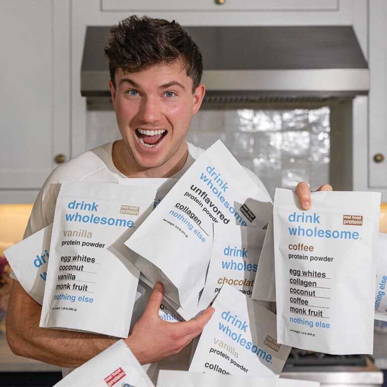 Drink Wholesome | Minimally-Processed Protein Powder for Sensitive Stomachs