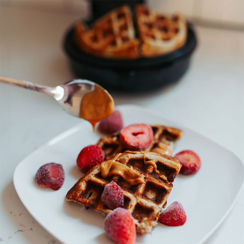 The Best Protein Powder Waffles Recipe