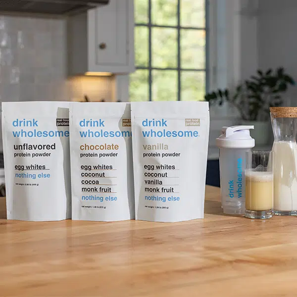 Minimally-Processed Egg White Protein Powder for Sensitive Stomachs